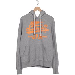 Superdry Herren Kapuzenpullover, grau