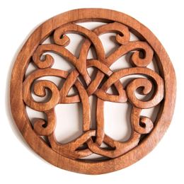 HOPLO Wanddekoobjekt Wandbild Wandschmuck Wand Deko Keltischer Lebensbaum celtic knot Knote