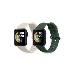 kwmobile Uhrenarmband 2x Sportarmband für Xiaomi Mi Watch Lite / Redmi Watch