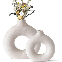 Vicbuy Dekovase (2 St), Keramik Vase