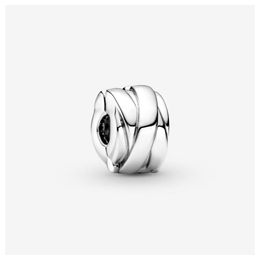 Pandora Charm-Einhänger 799502C00 Clip Charm Damen Polierte Bänder Sterling-Silber