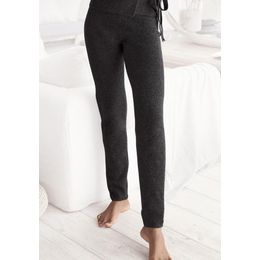 Lascana Strickhose '-Loungehose' Anthrazit Gr. 32/34 für Damen. Bequem