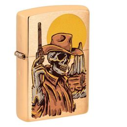 Zippo Feuerzeug Zippo Feuerzeug Wild West Skeleton