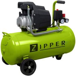 ZIPPER Kompressor ZI-COM50E, 1100 W, max. 8 bar, 50 l, grün