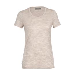 Icebreaker Merino Tech Lite T-Shirt - Frau - Fawn Heather - Größe XS