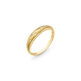SKIELKA DESIGNSCHMUCK Goldring Goldring mit 6 Diamanten (Gelbgold 585)