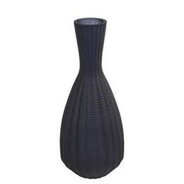 Annimuck Dekovase Wunderschöne Glas Vase Annalisa L10B10H25CM in schwarz (1 St)