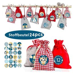 XDeer befüllbarer Adventskalender 24 Adventskalender Selber zum Befüllen