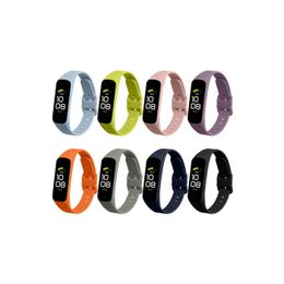 kwmobile Uhrenarmband 8x Sportarmband für Samsung Galaxy Fit 2 Armband