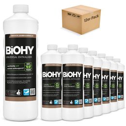 BiOHY Universal Entkalker 12er Pack (12 x 1 Liter Flasche) Flüssigentkalker (12-St)