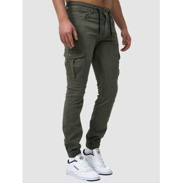 John Kayna Cargojeans Herren Cargo Hose Slim Fit Utility Jeans Männer Chino Herrenhose Stoff (Chino Cargohose Streetwear