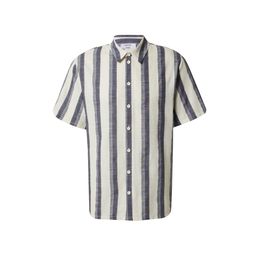 DAN FOX APPAREL Button Up Shirt 'Anthony' male size XL Grey / Off white
