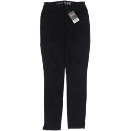 SOCCX Damen Jeans, schwarz, Gr. 25