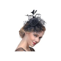 MAGICSHE Haarspange Halloween Kopfschmuck Charming Hut mit Federn