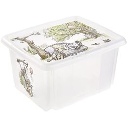 keeeper Aufbewahrungsbox mit Dekoration, mit Deckel, 24 Liter, 41,5x35,5x22, Winnie the Pooh, Pauline Kollektion