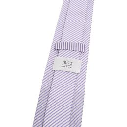Eterna Krawatte, lila|weiß