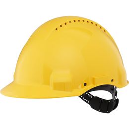 3M Schutzhelm G3000 bel&uuml;ftet, mit Uvicator Sensor, Pinlock, Schwei&szlig;band, gelb, ab 5 Stk