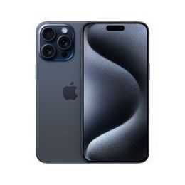 iPhone 15 Pro Max 256GB, Handy Titan Blau, iOS Display: 17 cm (6,7 Zoll) Prozessor: Apple A17 Pro Hauptkamera: 48 MP + 12 MP + 12 MP Frontkamera: 12 MP