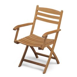 Fritz Hansen - Skagerak Selandia Klappstuhl mit Armlehnen, Teak