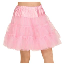 buttinette Soft-Tüll Petticoat für Damen, rosa, 3-lagig
