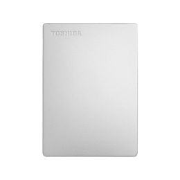 Toshiba Canvio Slim (2018) Festplatte, 1 TB HDD, 2,5 Zoll, extern, Silber