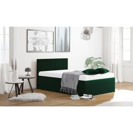 Westfalia Schlafkomfort Polsterbett, mit Bettkasten bei Ausführung mit Matratze, grün