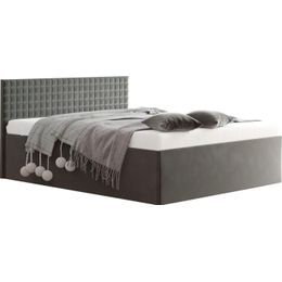 Westfalia Schlafkomfort Polsterbett, mit Bettkasten bei Ausführung mit Matratze, grau