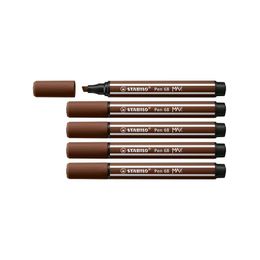 Stabilo Pen 68 MAX - Felt-tip pen with thick chisel tip - brown