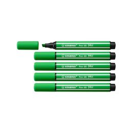 Stabilo Pen 68 MAX - Felt-tip pen with thick chisel tip - leafy green