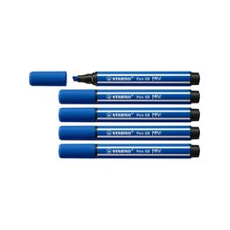 Stabilo Pen 68 MAX - Felt-tip pen with thick chisel tip - dark blue