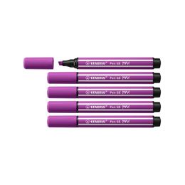 Stabilo Pen 68 MAX - Felt-tip pen with thick chisel point - Lilac