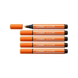 Stabilo Pen 68 MAX - Felt-tip Pen With Thick Chisel Tip - Pale Vermilion