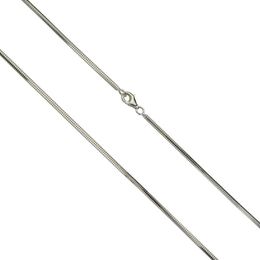 Vivance Collierkettchen »925/- Silber Schlangenkette diamantiert« weiß 42cm Klassiche Schlangen-Kette mit Karabiner-Verschluss
