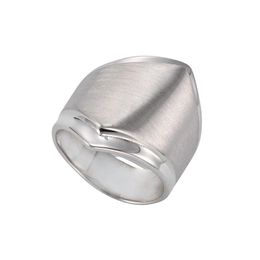 Vivance Fingerring »925 Silber rhodiniert 23mm breit« weiß 062 (19,7) Edler Ring aus echtem 925 Sterling Silber
