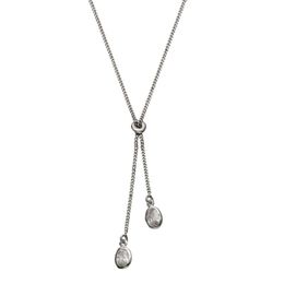 Vivance Collierkettchen »925 Silber Zirkonia weiß« weiß 41cm Schönes Collier 925 Silber rhodiniert