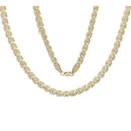 Vivance Goldkette »rose necklace« Gelbgold 375 bezaubernd schöne Rosenkette aus 375er-Gelbgold