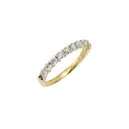 Diamonds by Ellen K. Fingerring »585 Gold 9 Brillanten=0, 52ct.« gelb 018 (57,0) Echte weiße Brillanten