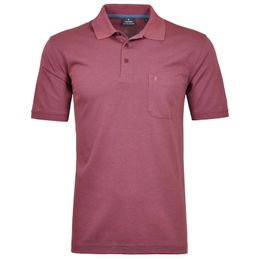 Ragman Poloshirt Beere-683 Leichte Baumwollmischung