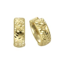 Vivance Paar Creolen »333 Gold diamantiert 13mm« gelb one-size Elegante Creolen aus 333 Gelbgold