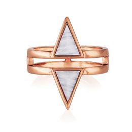 Buckley London Fingerring rosa 058 (18,5) Hochglanzpolierte Oberfläche