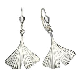Vivance Paar Ohrhänger »925/- Sterling Silber Ginkgo« weiß one-size Elegante Ohrhänger aus 925/- Sterling Silber