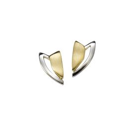 Vivance Paar Ohrstecker &raquo;333 Gelbgold zweifarbig&laquo; mehrfarbig one-size Ohrringe aus echtem 333 Gelbgold zweifarbig