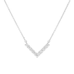 Vivance Kette mit Anhänger »Zirkonia« Silber 925 elegante und außergewöhnliche Kette