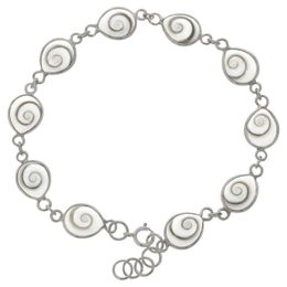 Vivance Damen Armband &raquo;925 Silber mit Muschel wei&szlig;&laquo; wei&szlig;