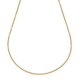 Vivance Collierkettchen &raquo;Edelstahl vergoldet Ankerkette 2mm breit&laquo; gelb 45cm Halskette aus Edelstahl vergoldet mit Karabiner