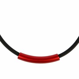 DeMarie Damen DeMarie Collierkettchen &raquo;eloxierte Aluminium Collierkette&laquo; rot