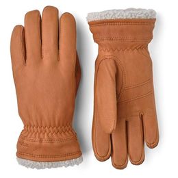 Hestra - Women's Buvika Deerskin - Handschuhe Gr 7 orange/braun