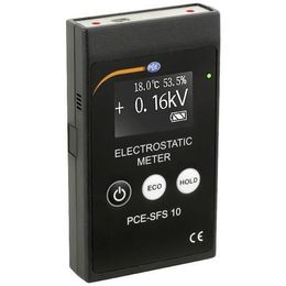 PCE Instruments Elektrostatik Messgerät Elektromagnetisches Feld, Feuchtigkeit, Temperatur