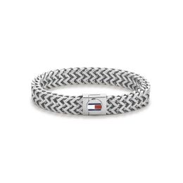 Tommy Hilfiger Armband Schmuck Edelstahl Armschmuck, mit Emaille, blau|rot|silberfarben