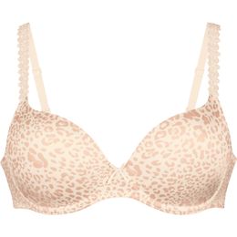 Rosa Faia Joy Bügel-BH, Leoparden-Muster, für Damen, rosa, 85G
